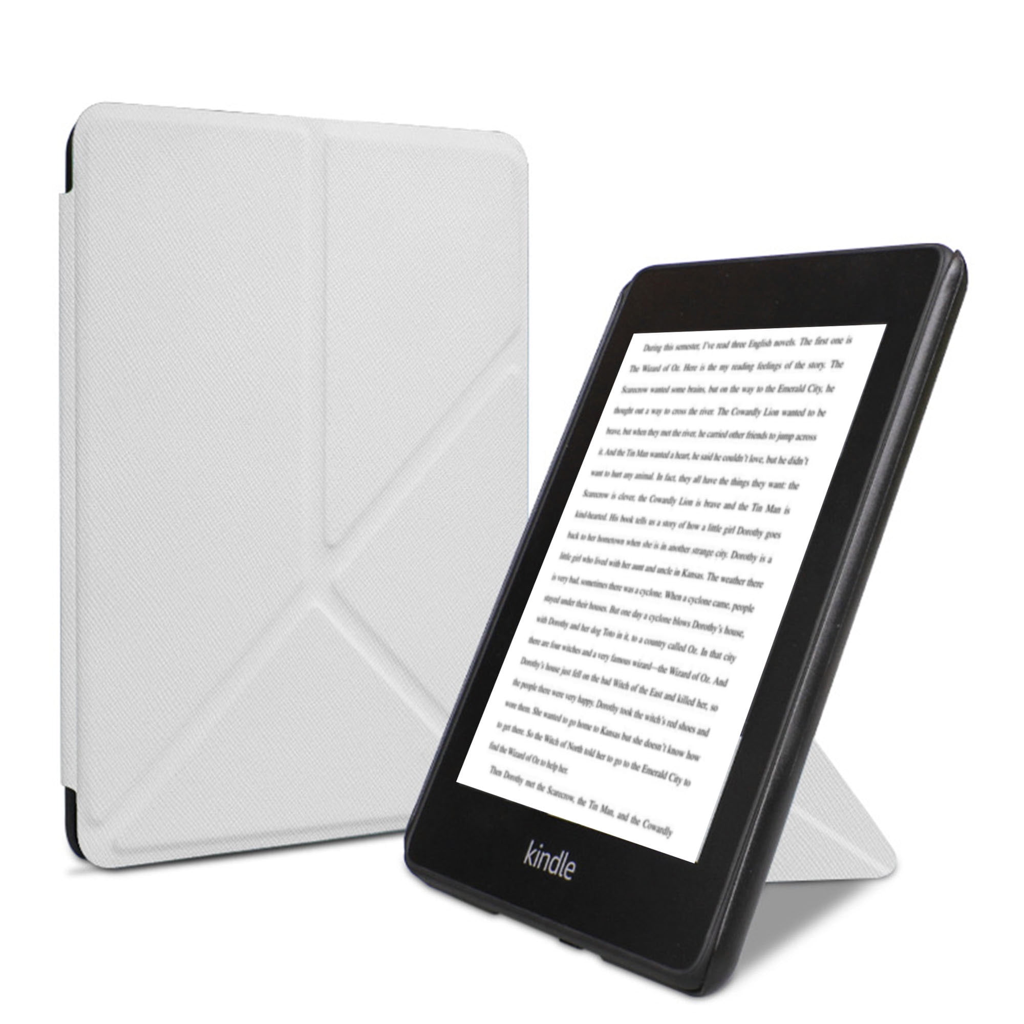 Kawell Kindle Paperwhite Case with Stand - Durable PU Leather Cover ...