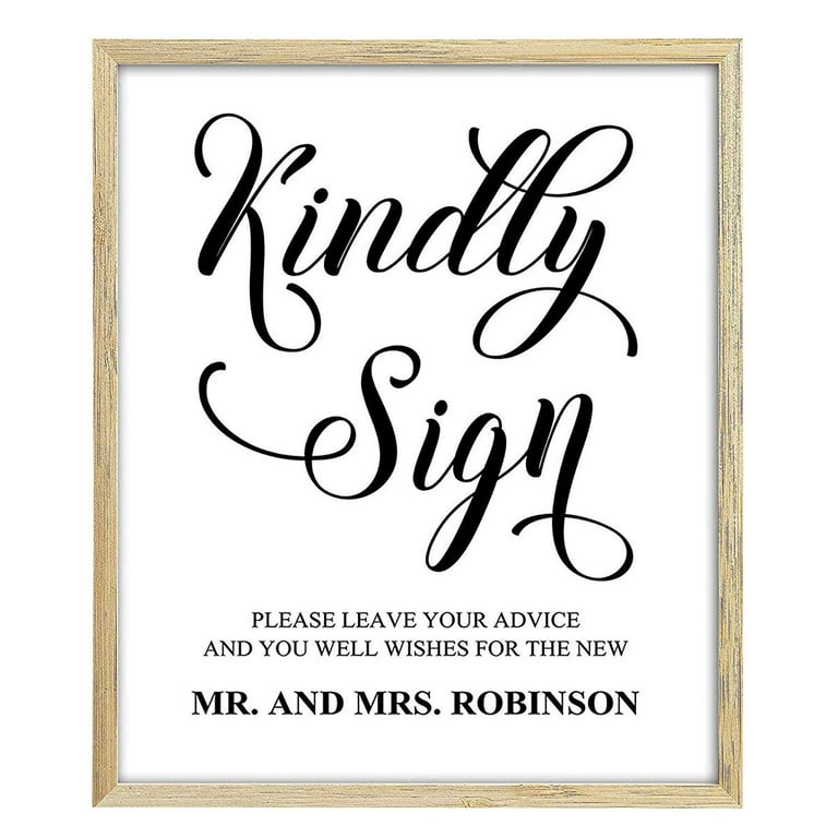 Diy Mr And Mrs Signage Personalised Wedding Decor Mr & Mrs Custom Sign