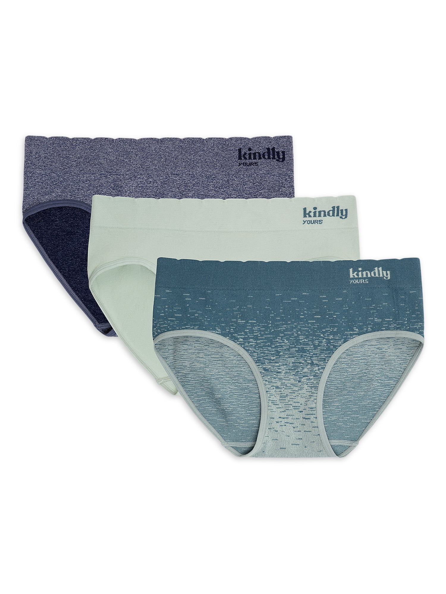 Kindly Women's Seamless Hipster, 3 pack - Walmart.com