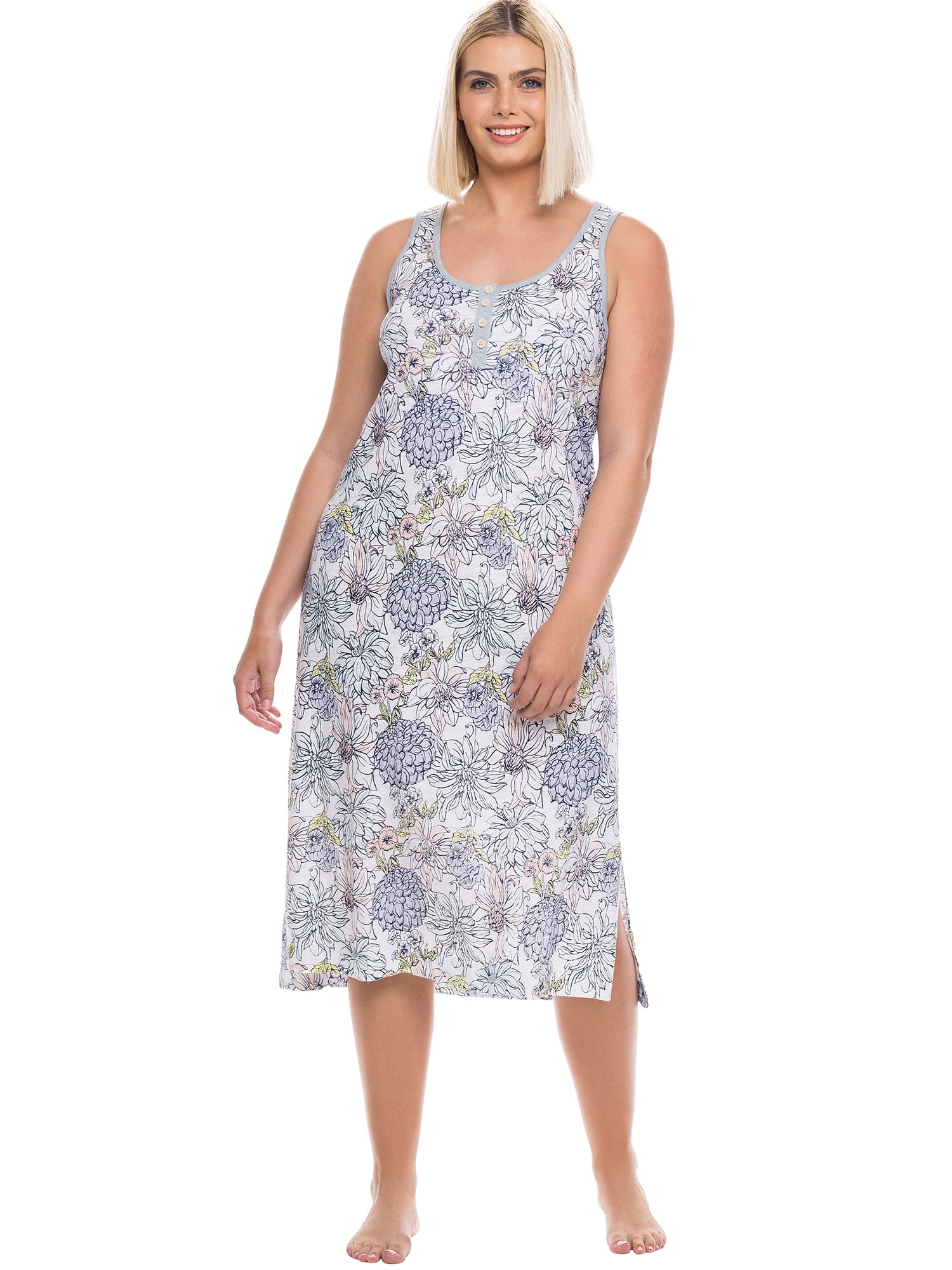 Kindly Yours Women’s Day and Night Sleep Tank Tunic, Sizes S-XL ...