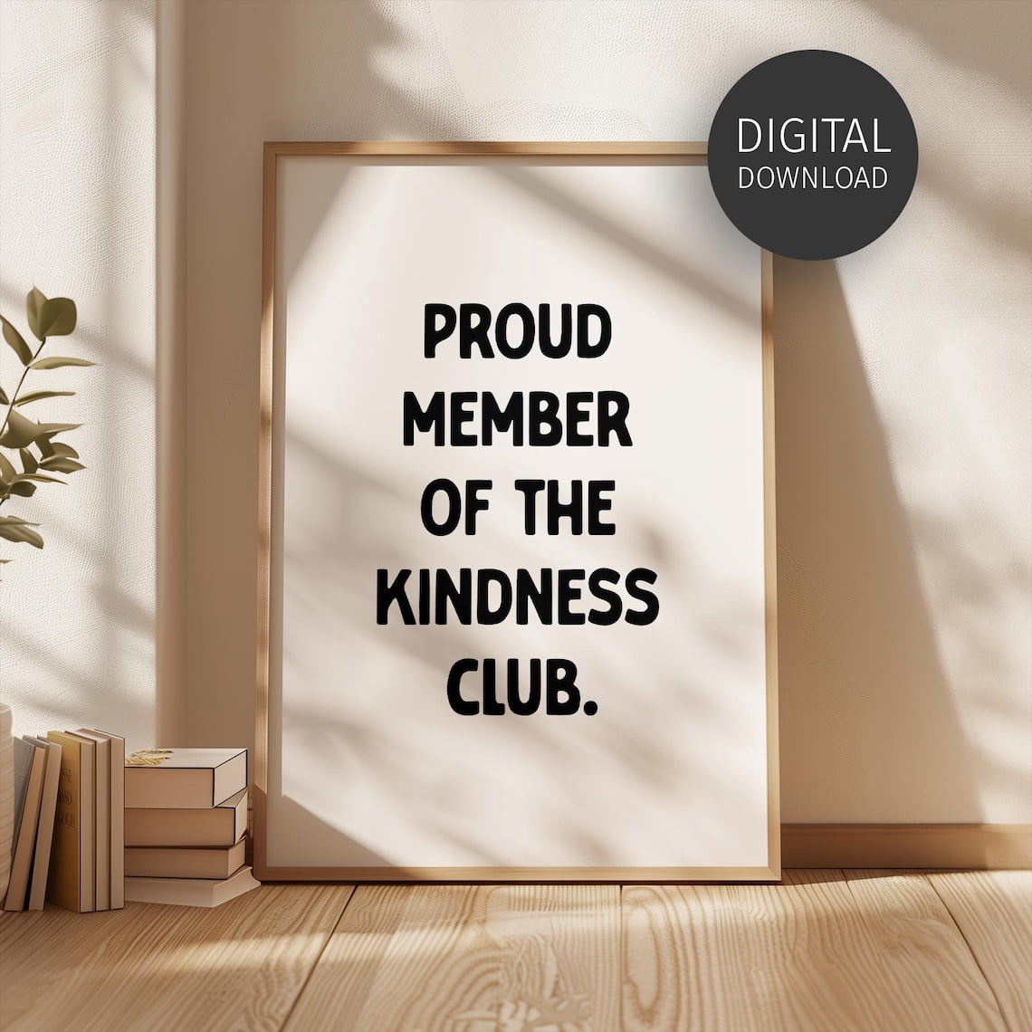 Kindness Club Poster, Wall Art For Motivational Classroom Decor, Be ...