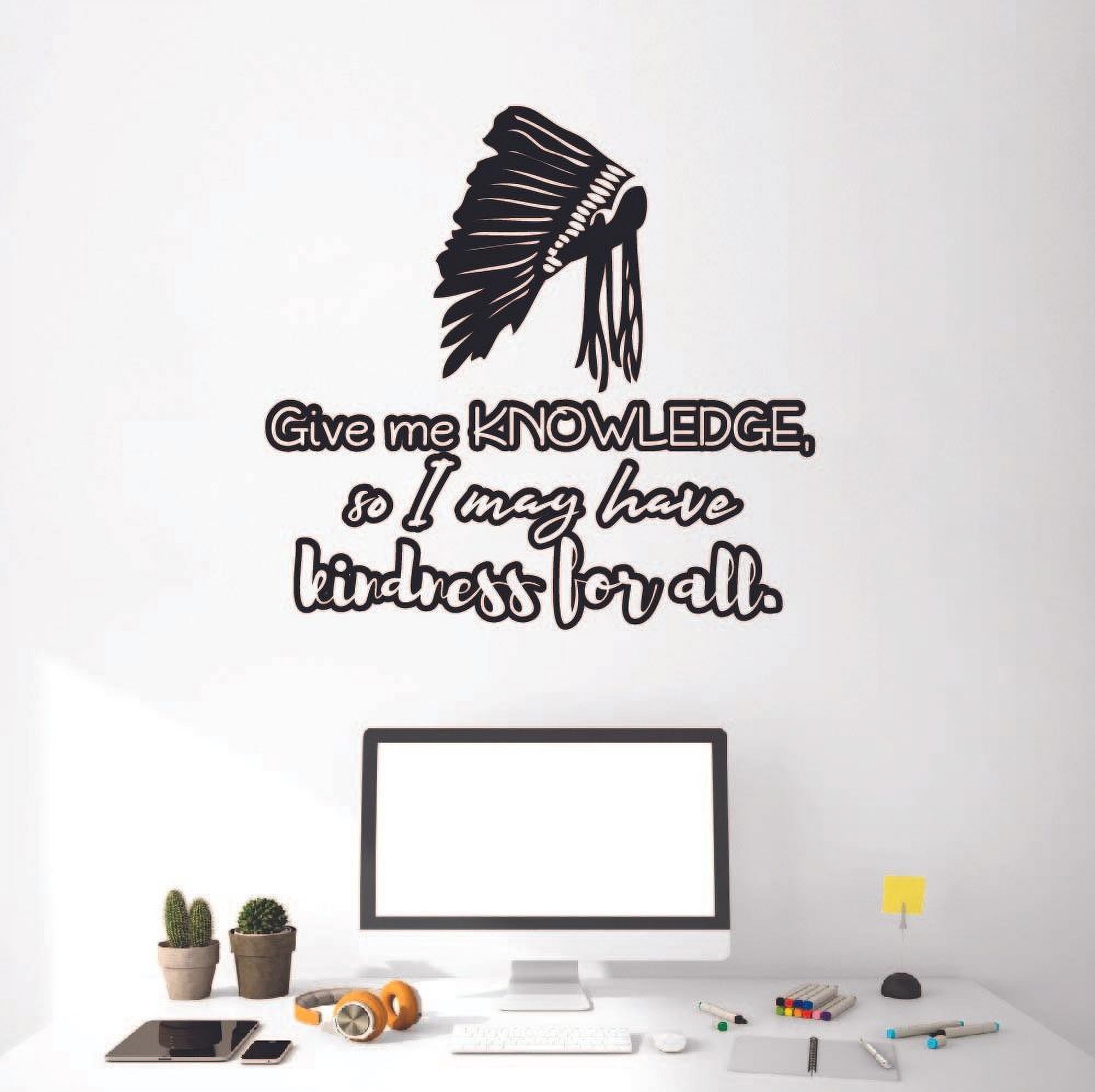 Kindness For All Indian Indians Native American Quote Tribe Quotes Wall ...