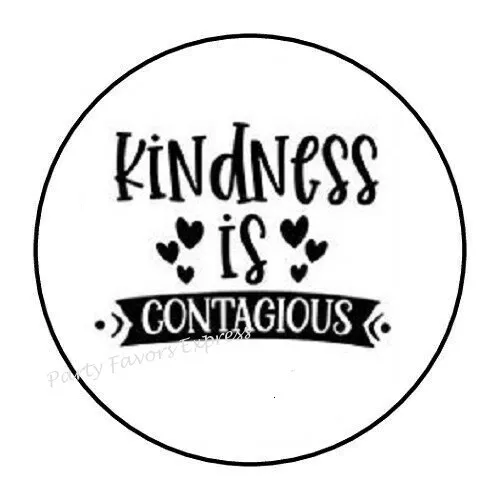 Kindness Is Contagious Sticker Party Favors Sticker Envelope Seals ...