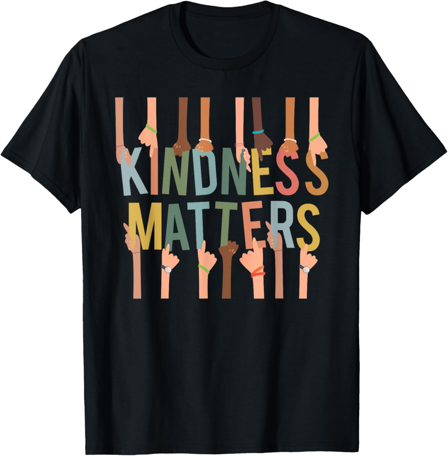Kindness Matters Anti-Bullying Diversity Inclusion T-Shirt - Walmart.com