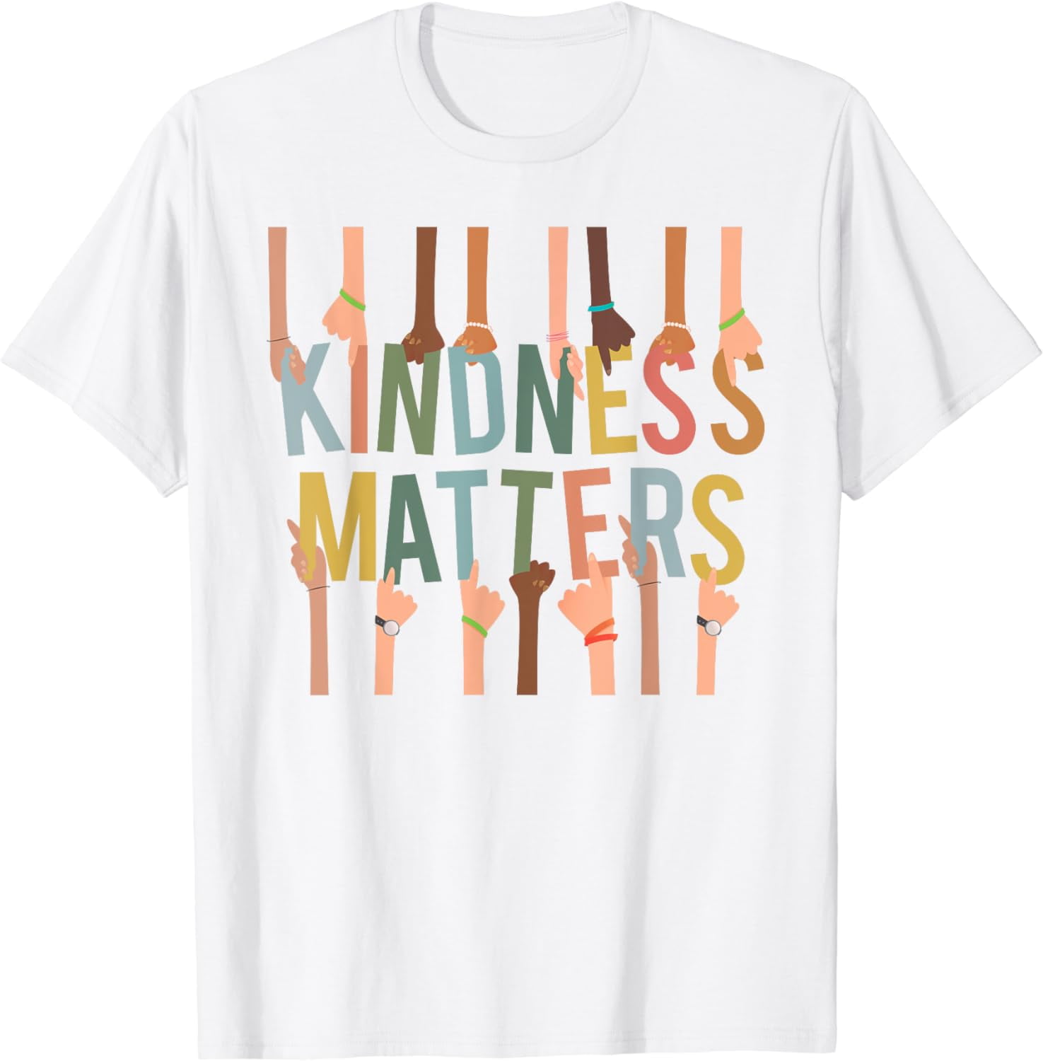 Kindness Matters Anti-Bullying Diversity Inclusion T-Shirt - Walmart.com
