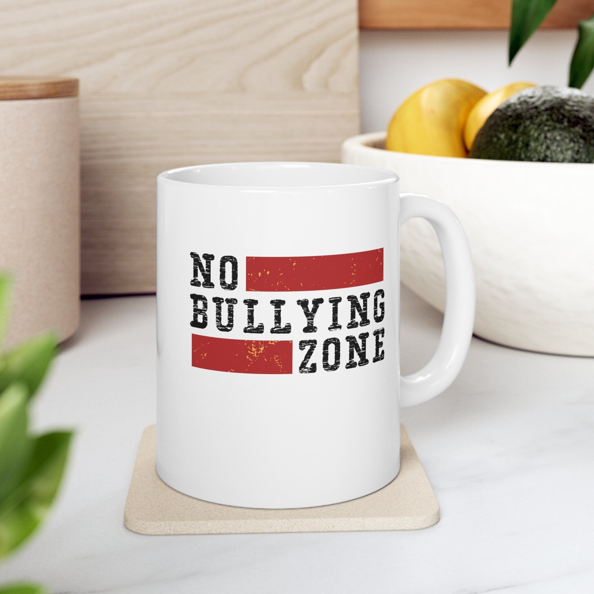 Kindness Mug, No Bullying Zone Cup, Motivational Gift, Anti-Bullying ...