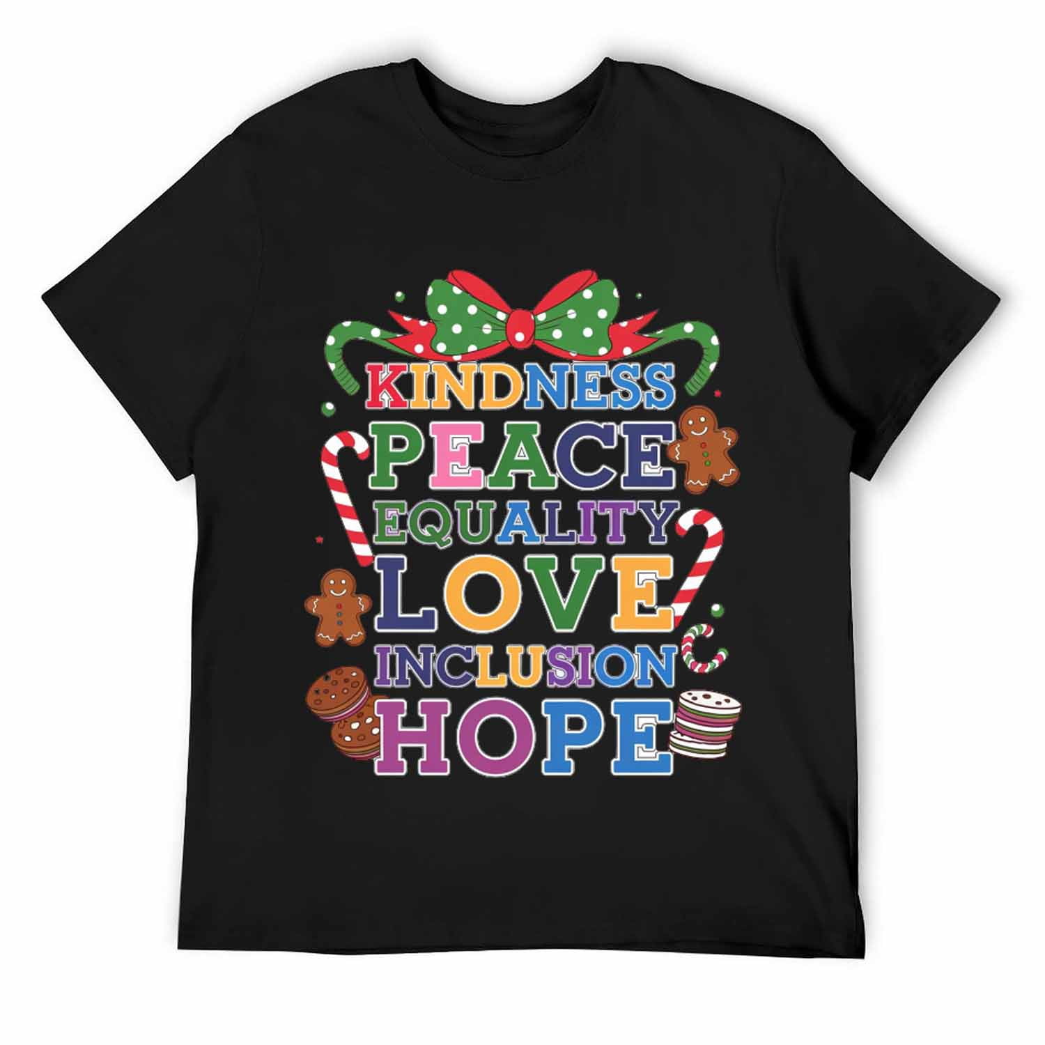 Kindness Peace Equality Love Inclusion Hope Asl Shirt Sign Language ...