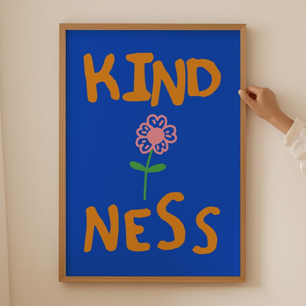 Kindness Poster Retro Classroom Decor Dopamine Decor Preppy Wall Art ...