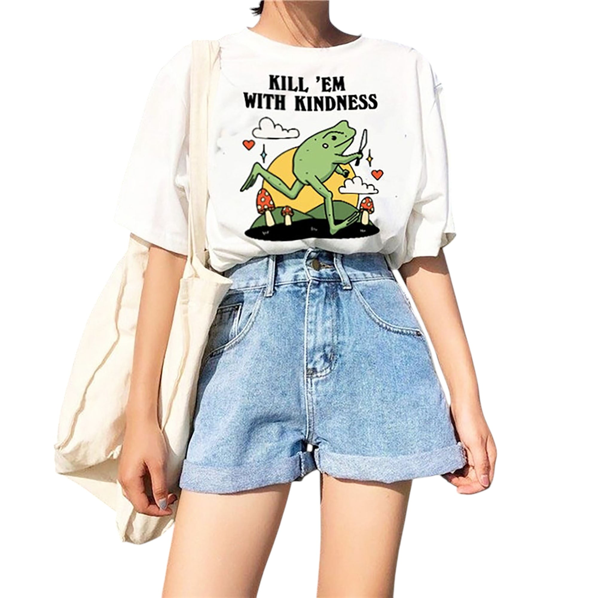 Kindness Quote Retro Unisex Classic 2D T-Shirt - Vintage Mushroom ...