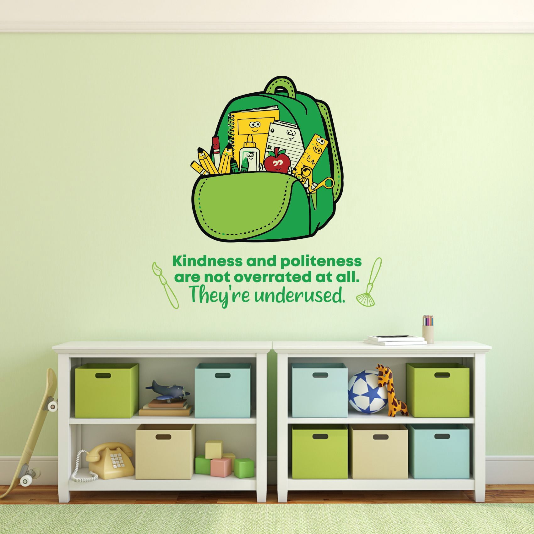 Kindness School Classroom Quote Cartoon Quotes Decors Wall Sticker Art ...