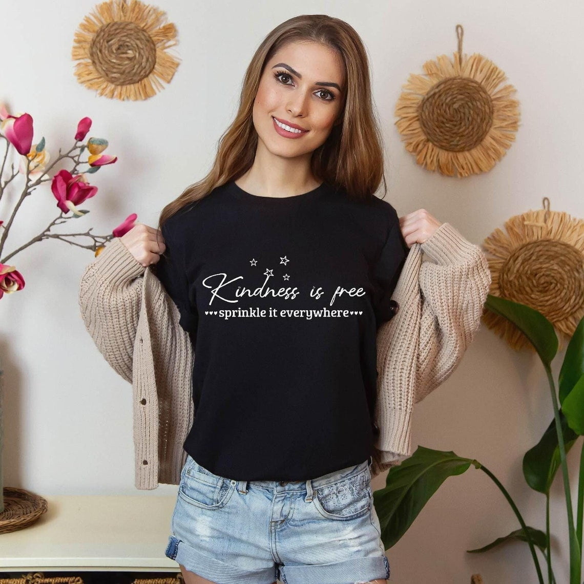 Kindness is Free, Sprinkle it Everywhere Inspirational T-Shirt ...