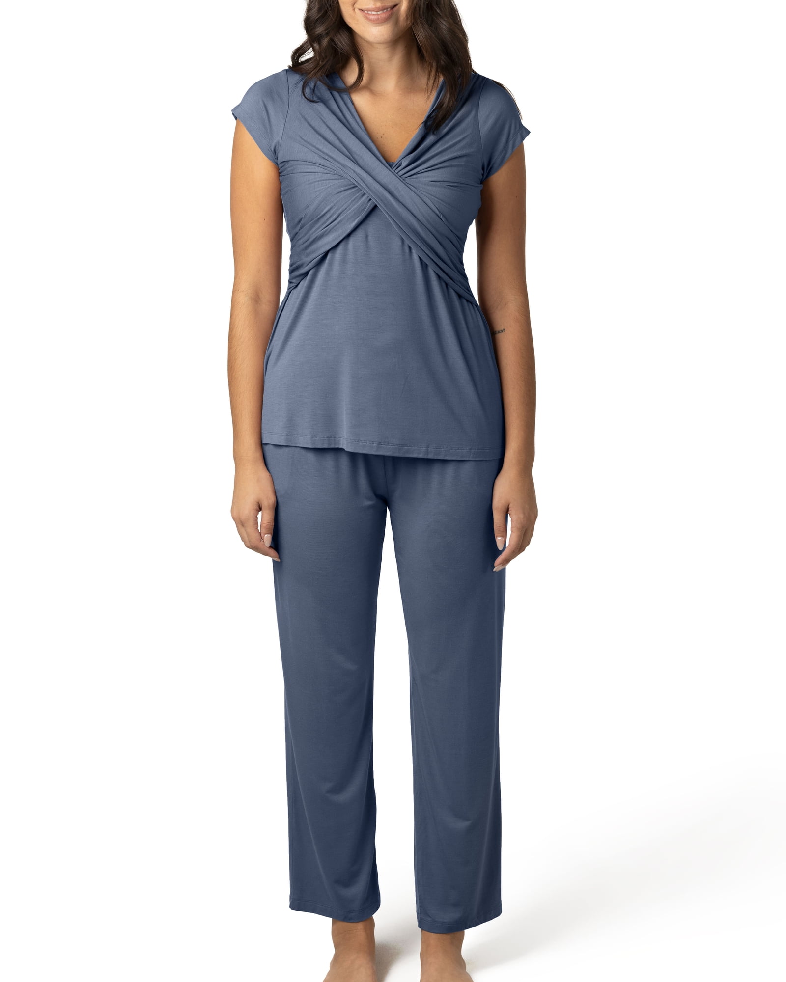 Kindred Bravely Davy Ultra Soft Maternity & Nursing Pajamas Sleepwear ...