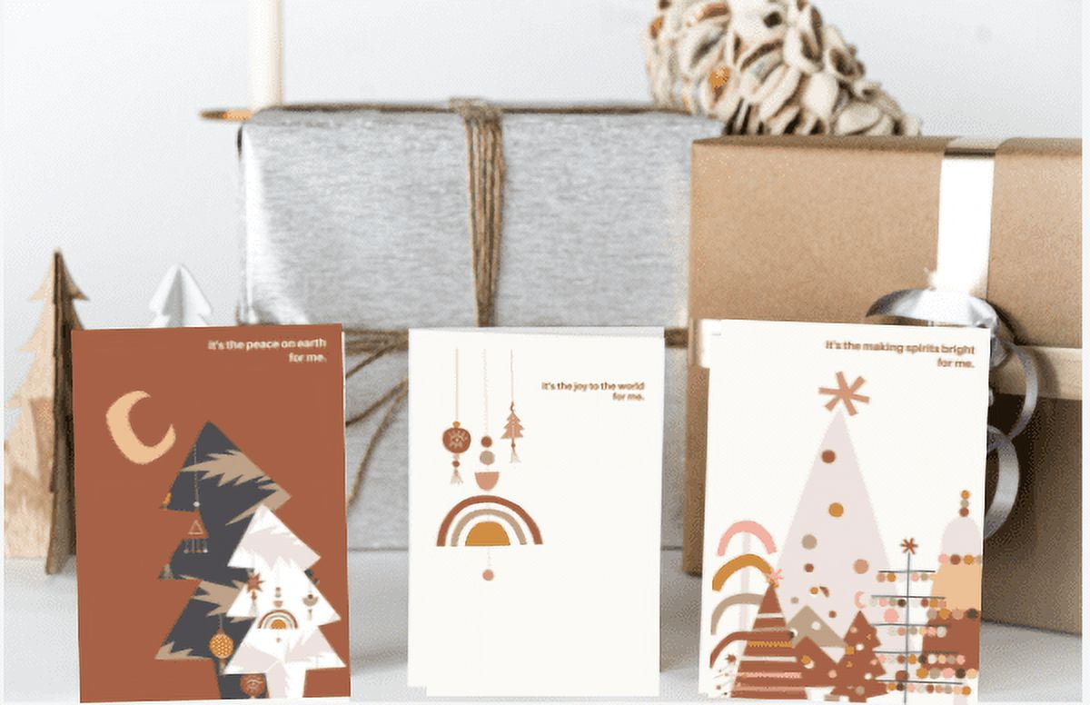 Kindred Paper, Boho Holiday - Boxed Greeting Card Set - Walmart.com