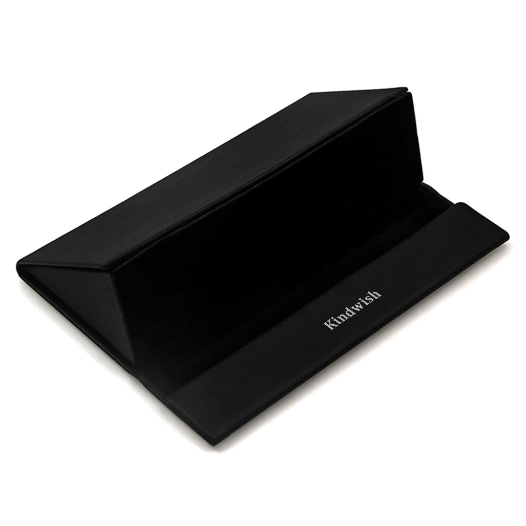 Kindwish Eyeglass cases,Folding Eyeglass Case, Black, 1 Count - Walmart.com