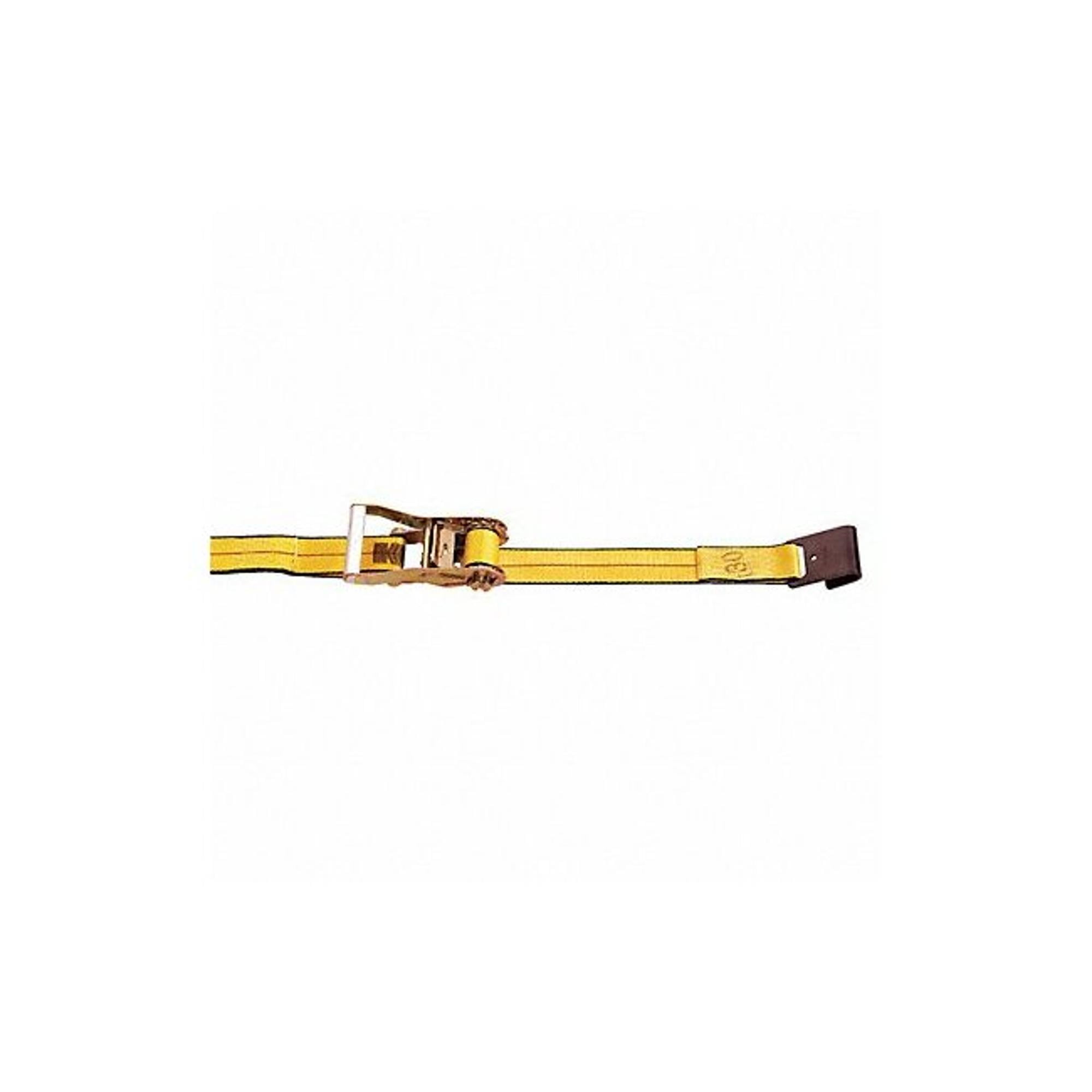 Kinedyne Ratchet Strap,Flat-Hook,Yellow 572720GRA - Walmart.com