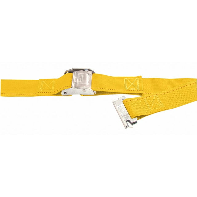 Kinedyne Tie Down Strap,E-Track,Yellow 651201GRA - Walmart.com