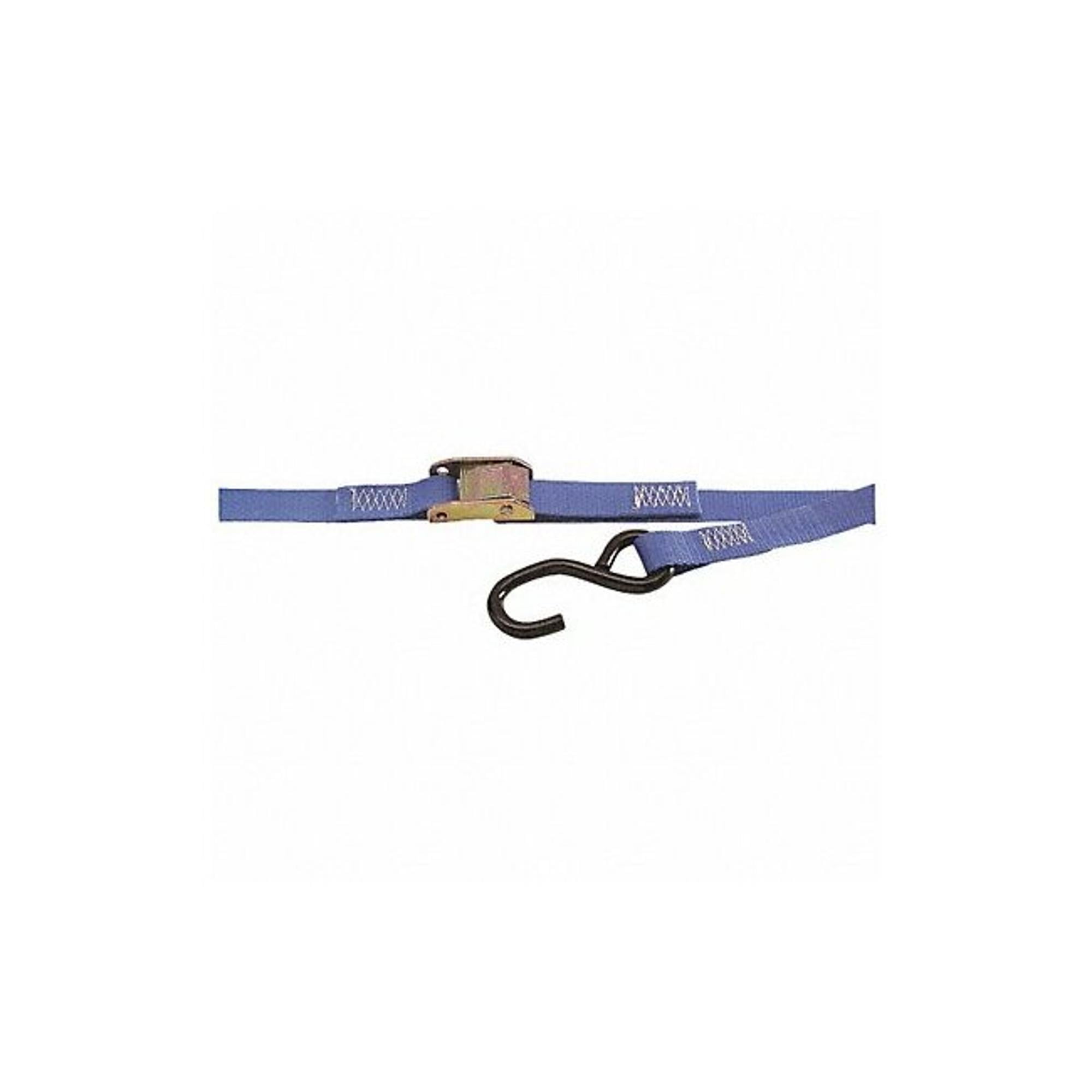 Kinedyne Tie Down Strap,S-Hook,Blue 751587PKGRA - Walmart.com