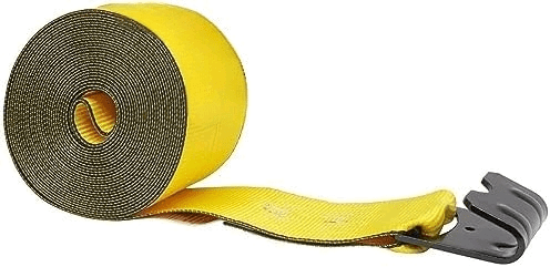 Kinedyne Winch Straps 4" x 40' Gold Heavy Duty Tie Down /Flat Hooks WLL ...