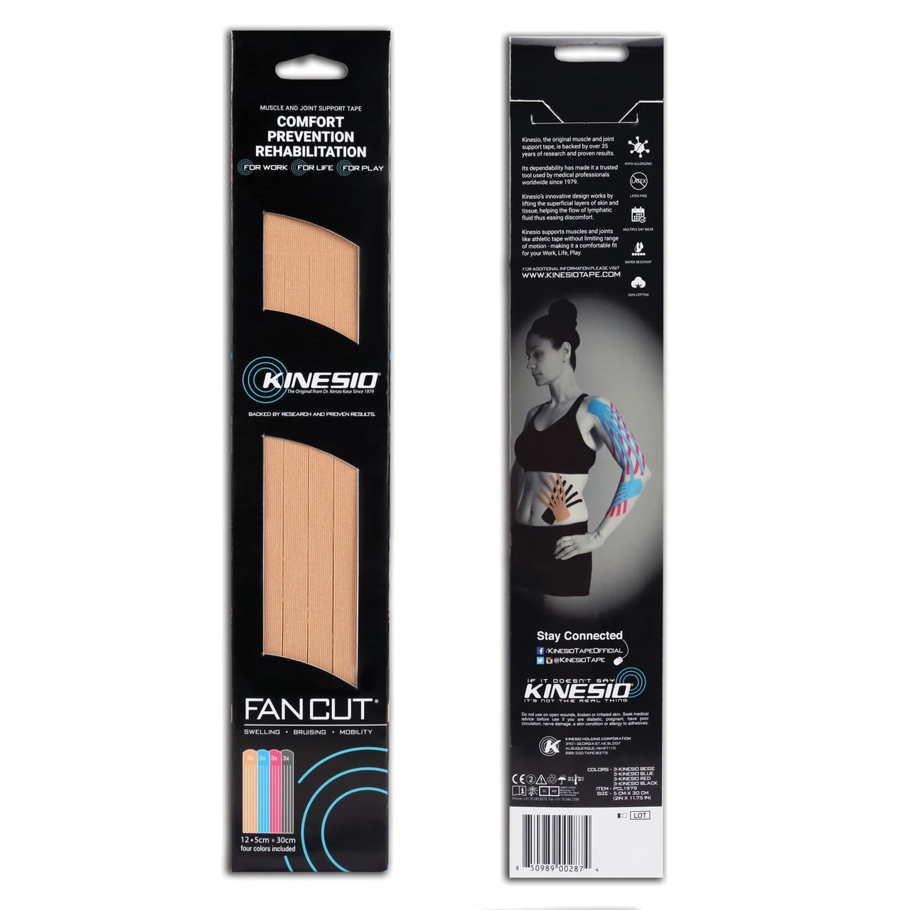Kinesio® Classic Fan Cut Tape HSA/FSA Eligible - Walmart.com