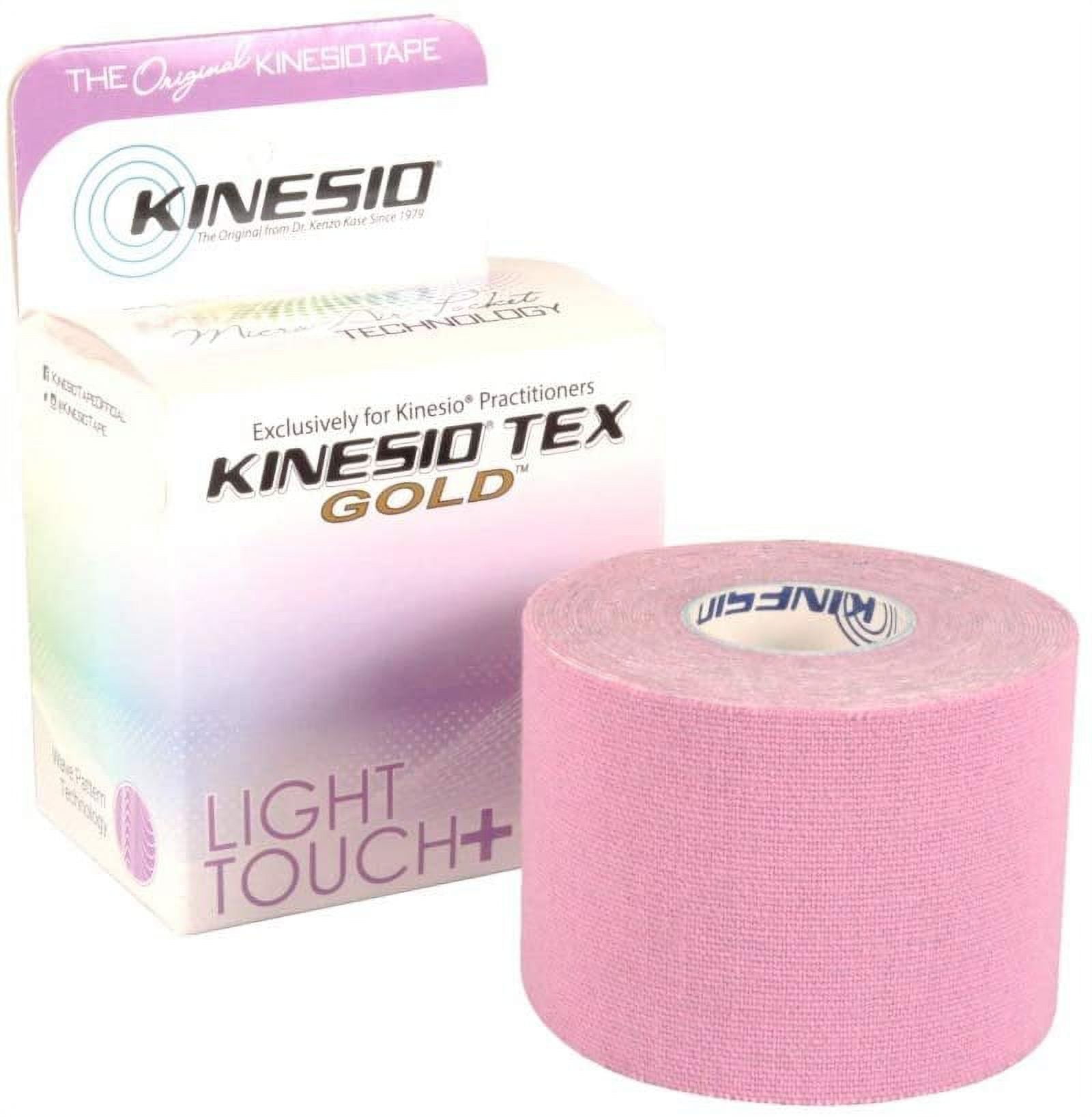 Kinesio Taping - Waterproof Cotton Kinesiology Tape Tex Gold Light Touch - Fuji Purple – 2in x ...
