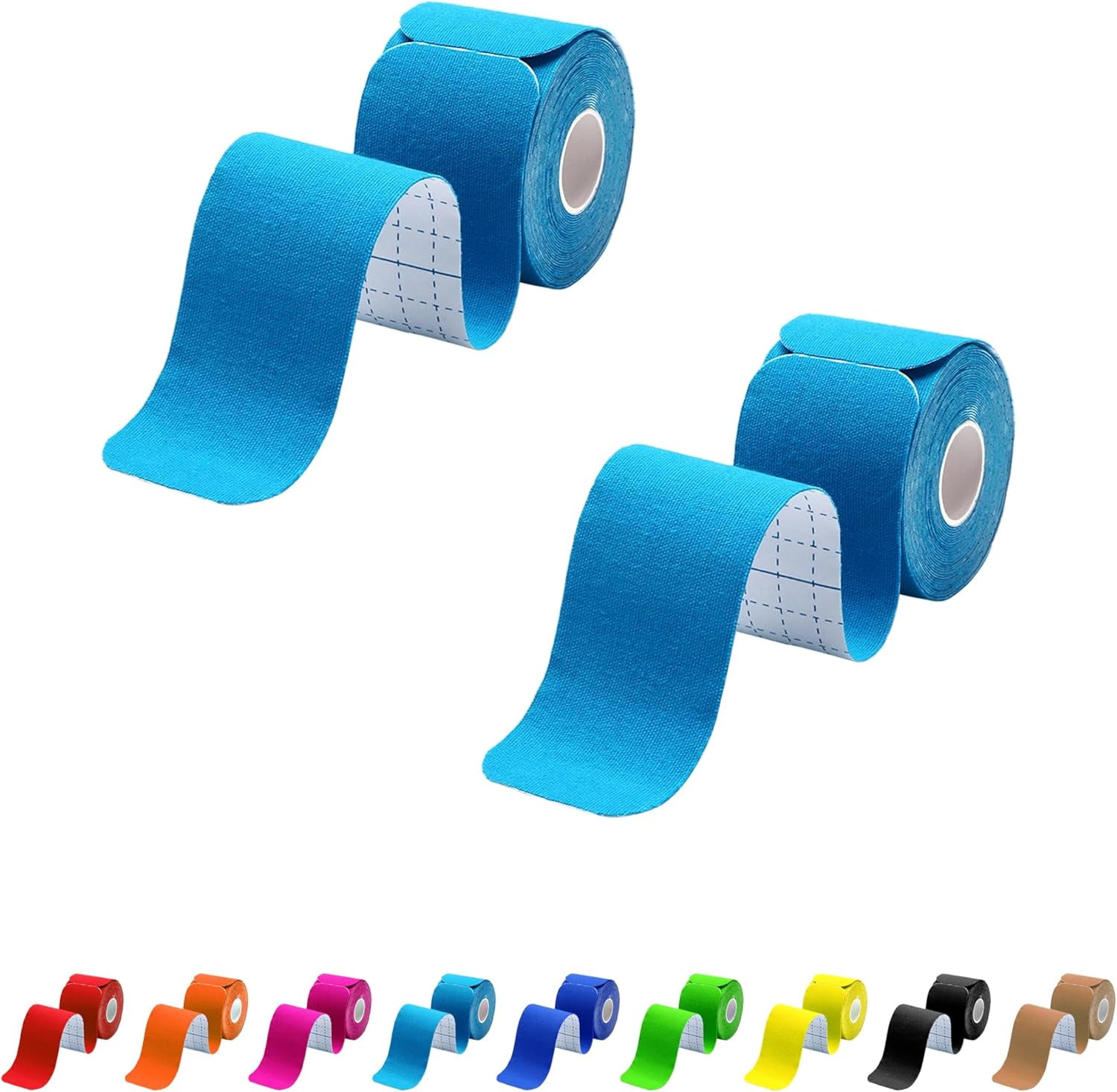 Kinesiology Tape 2 Rolls, Athletic Tape for Muscle Joints Support, 40 ...