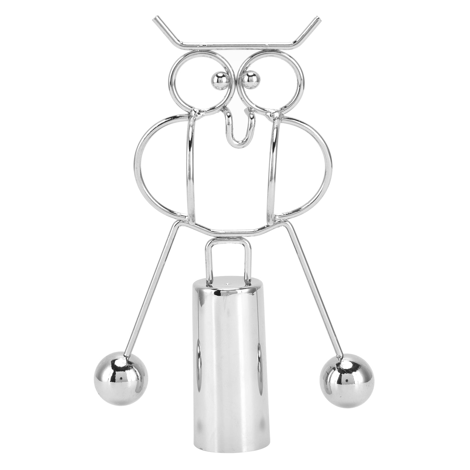 Kinetic Art Balance Toy Stainless Steel Owl Balance Toy Educational Science Gadget Teaching ...