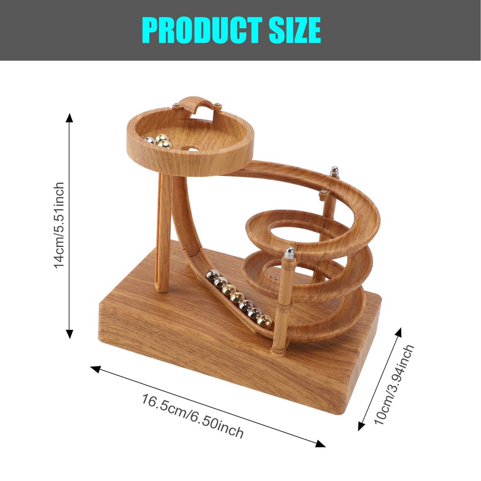 Kinetic Art Machine: Rolling Ball Desk Toy, Relieve Stress Enjoy ...