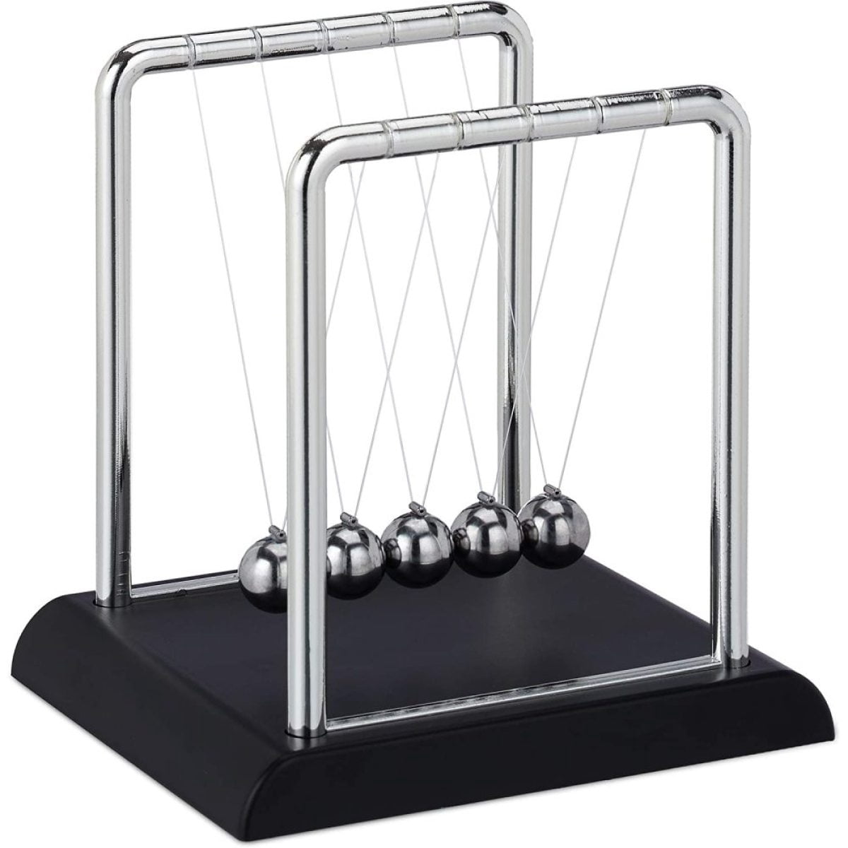 Kinetic Balls, Newtons Cradle Physics Gadget Demonstrates Perpetual ...