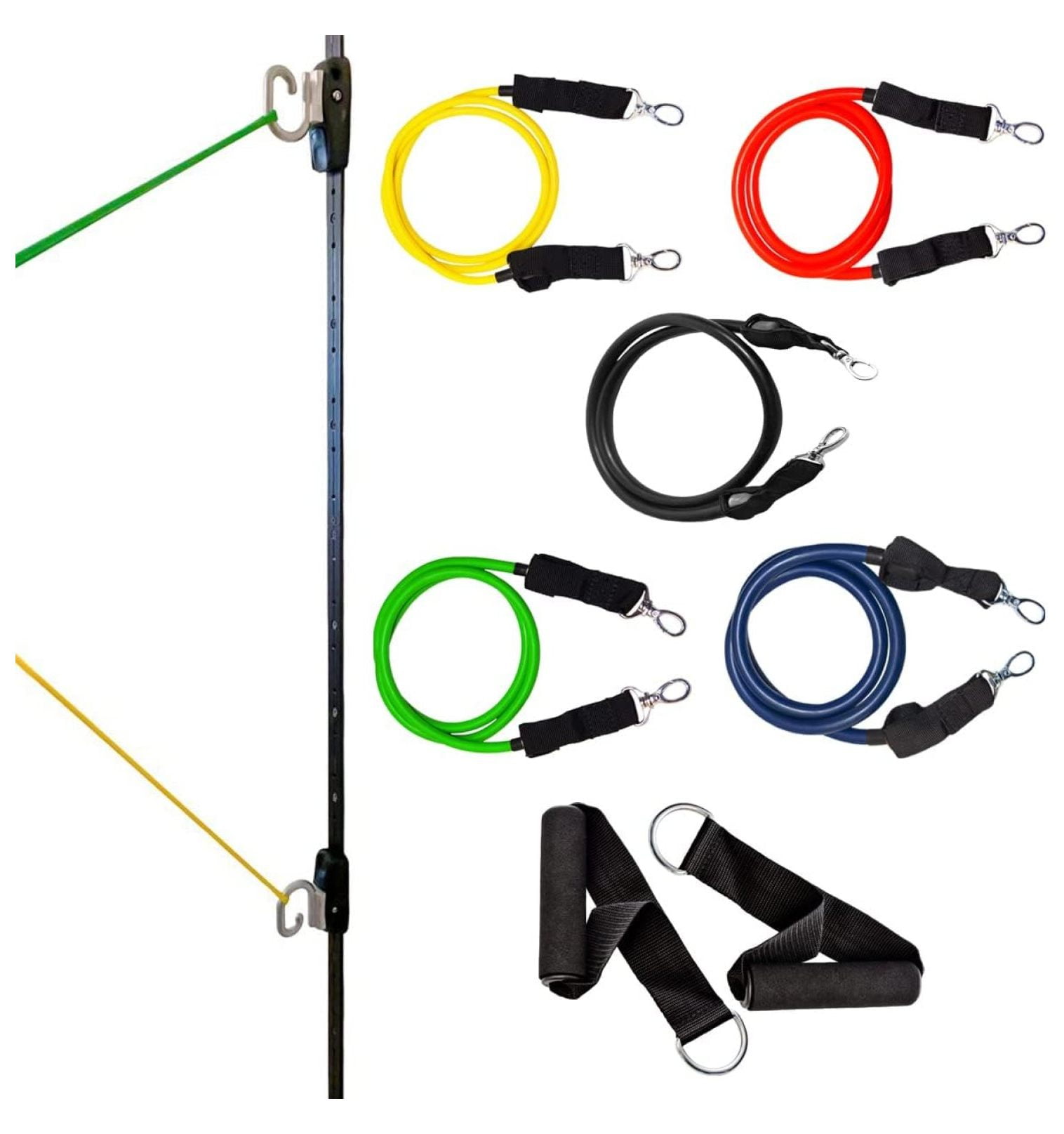 Kinetic Bands Space Saver Gym Resistance Bands Exercise Equipment for ...