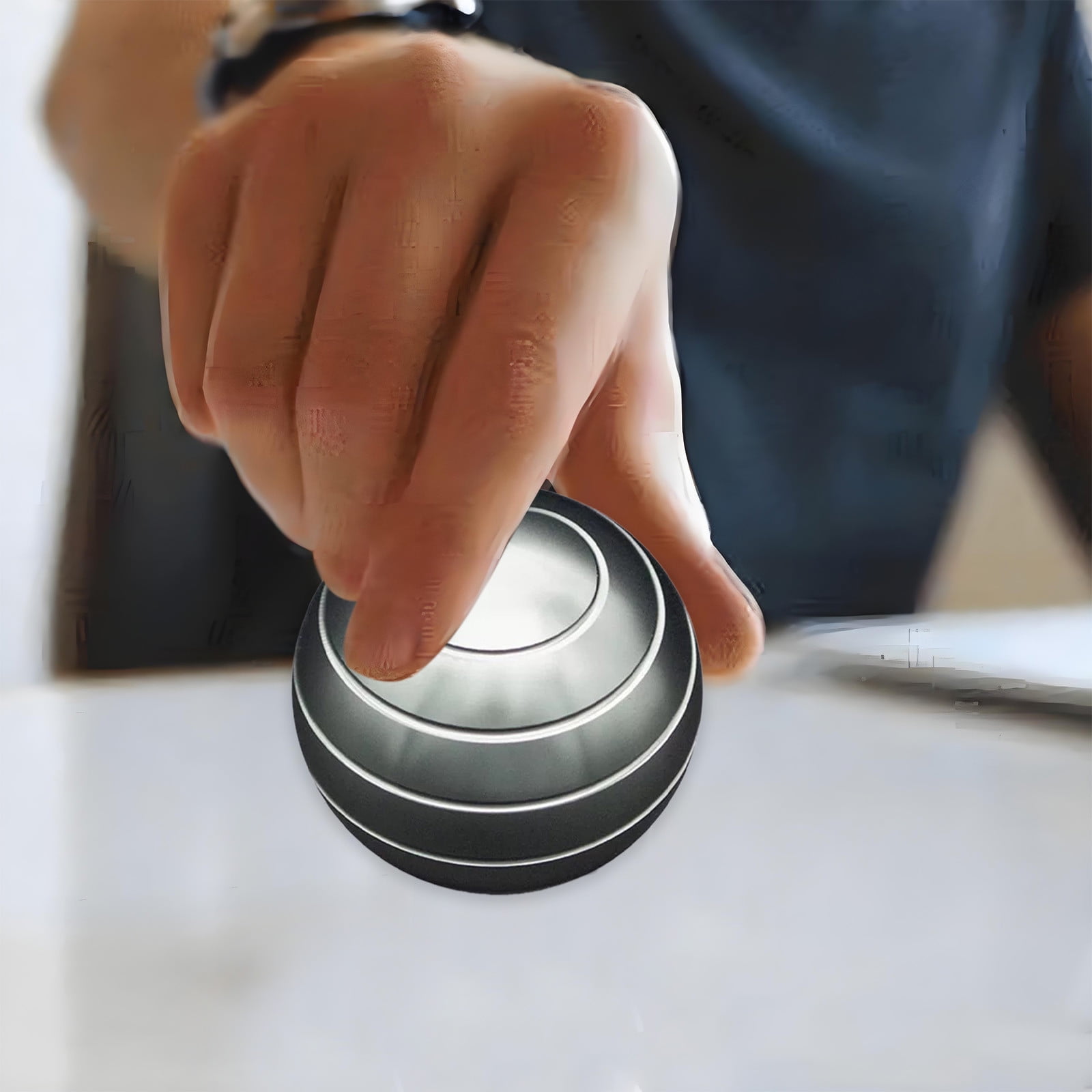 Kinetic Desk Spinning Toy, 1.5'' Kinetic Desktop Toy Ball for Anxiety ...