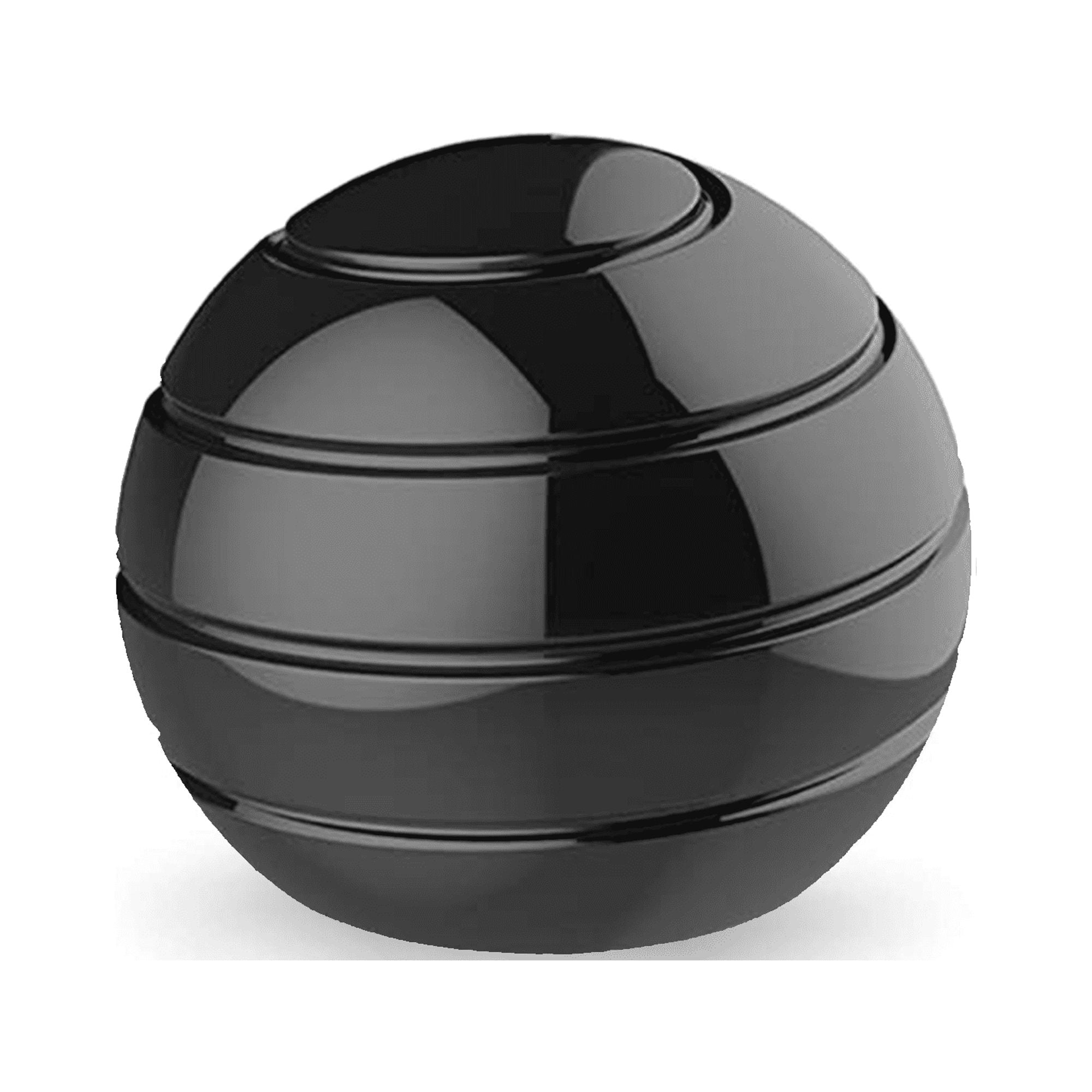 Kinetic Desktop Ball Toy - Aluminum Alloy Optical Illusion Spinner Ball ...