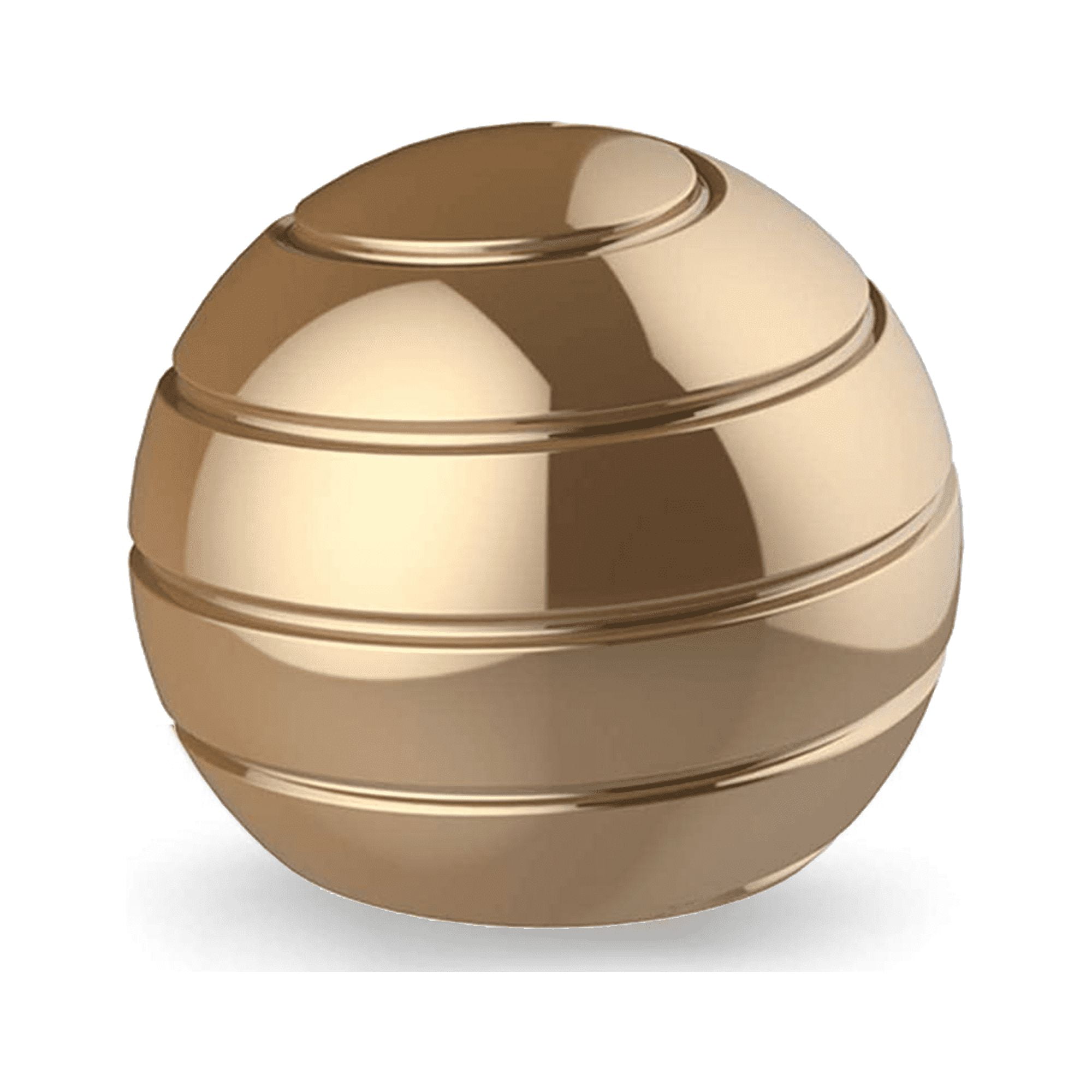 Kinetic Desktop Ball Toy - Aluminum Alloy Optical Illusion Spinner Ball for Stress Relief and ...