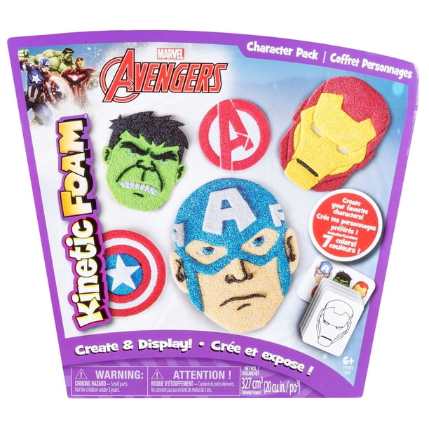Kinetic Foam - Character Pack - Marvel Avengers - Walmart.com