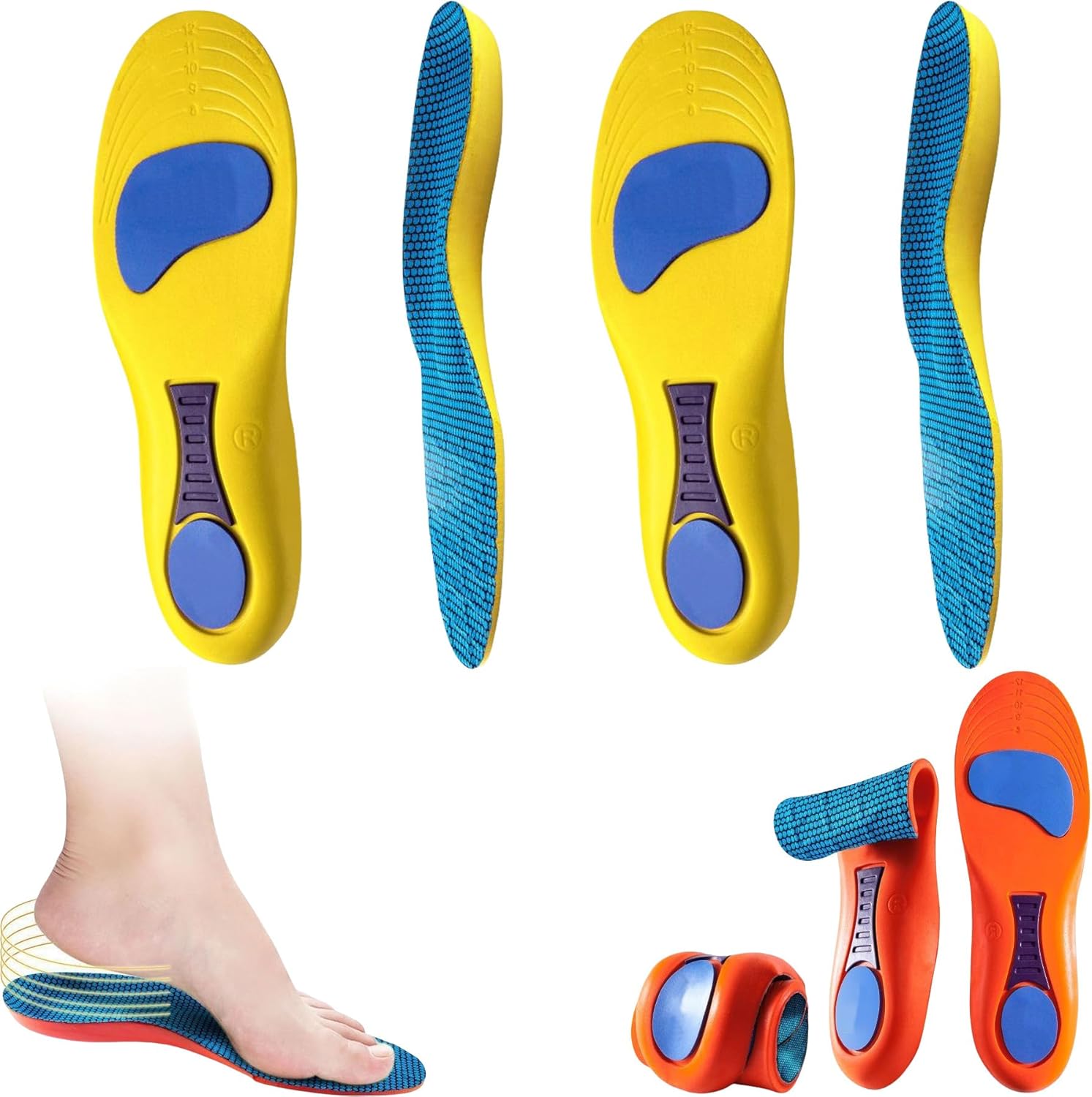 Kinetic Insoles, Kinetic Insoles Women & Men Plantar Fasciitis, Kinetic ...