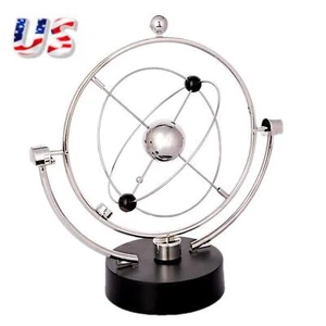 Kinetic Orbital Revolving Gadget Perpetual Motion Desk Office Art Decor ...