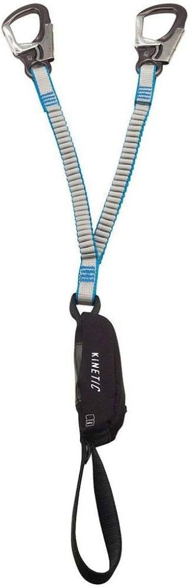 Kinetic Rewind Ferrata Lanyard - Compact and Durable with Hercules Carabiners - Walmart.com