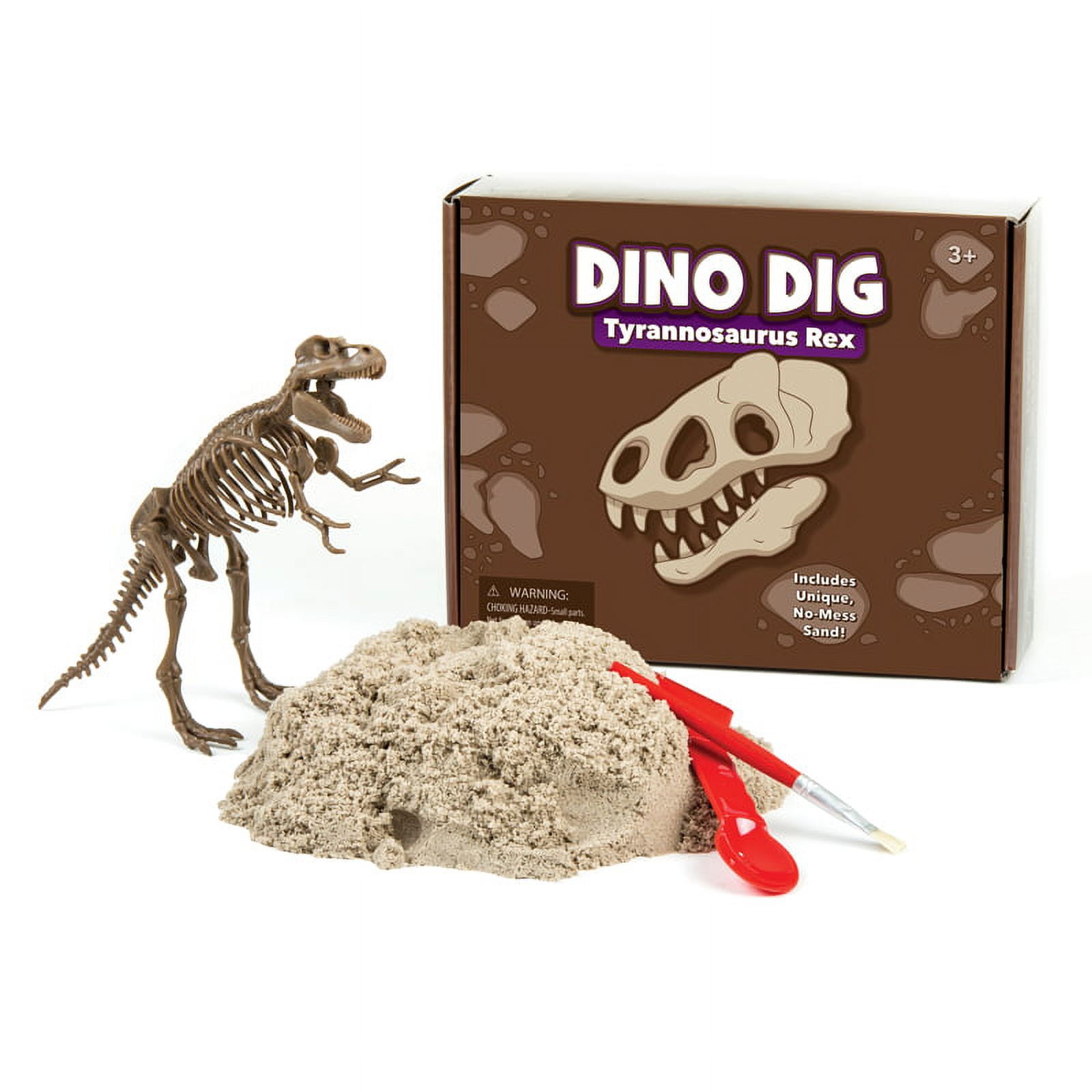 WABA Fun Kinetic Sand Dino Dig T-Rex Playset with Bones and Tools for ...