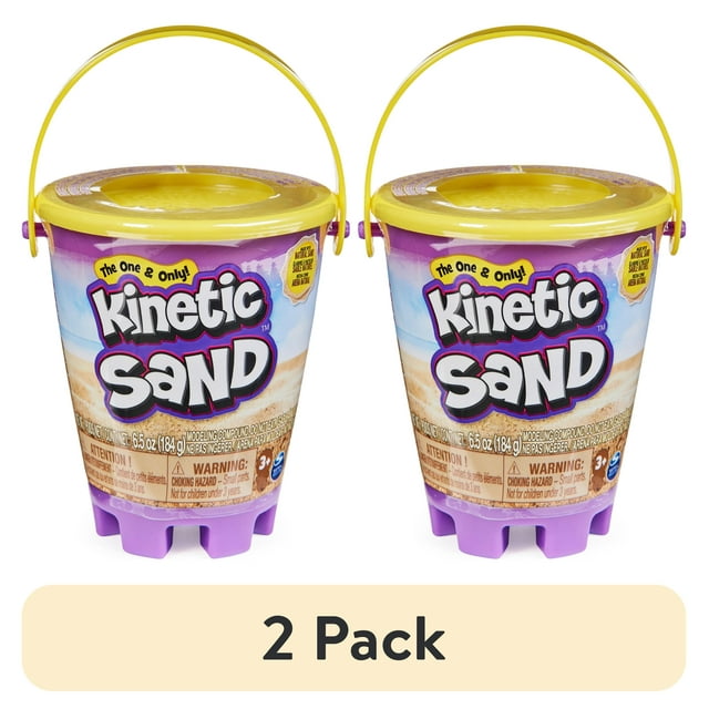 (2 pack) Kinetic Sand Mini Sand Pail - Walmart.com