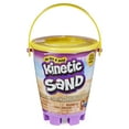 Kinetic Sand Mini Pail with Beach-Themed Handle, Lid Mold, Resealable 6 ...
