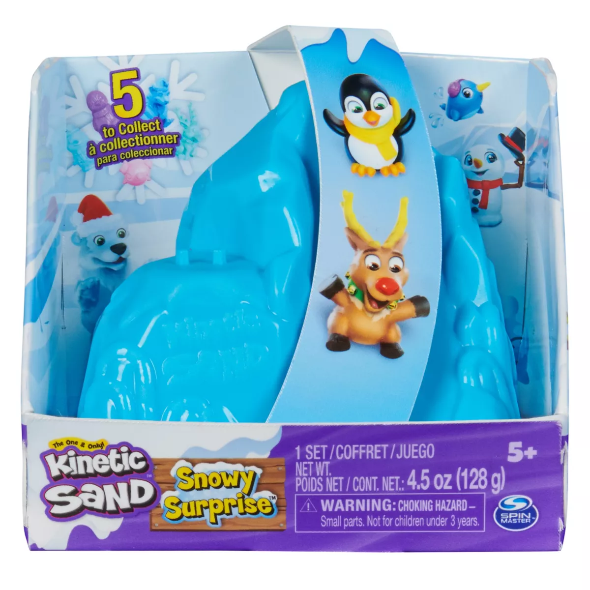 Kinetic Sand Snowy Surprise Playset - Walmart.com