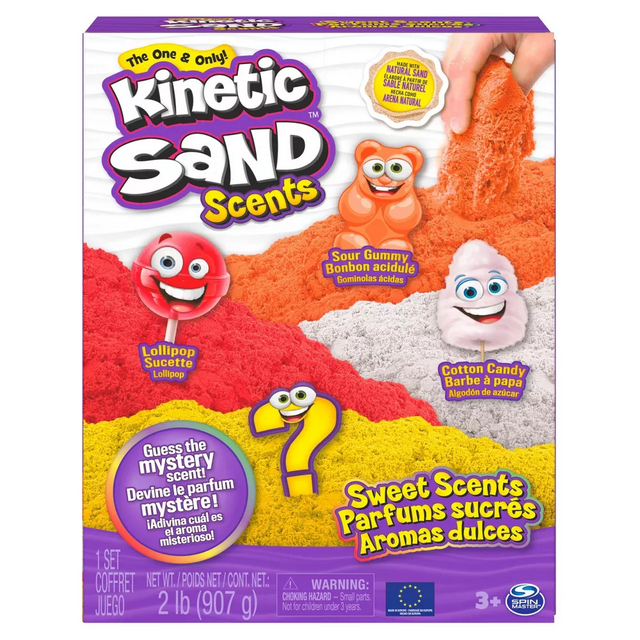 Kinetic Sand, Sweet Scents 4-Pack with 2lb of Scented Sand, for Kids ...