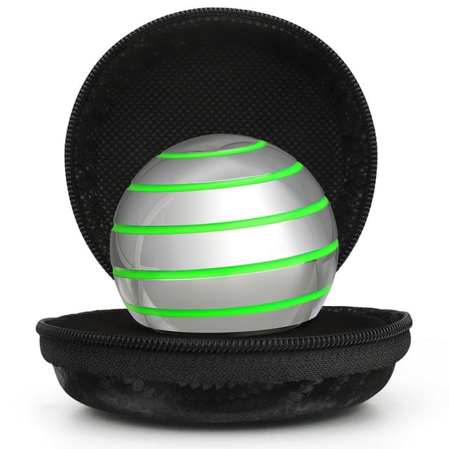 Kinetic Spinning Desk Toy Glow in The Dark for Kids Adults, Metal Full ...