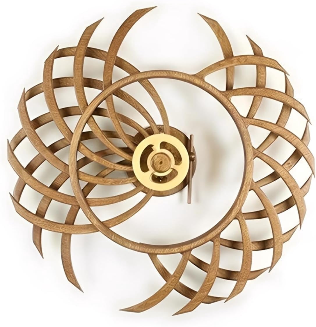 Kinetic Wall Art Motion, Manual Wooden Hypnotic Moving Wall Art Kinetic ...