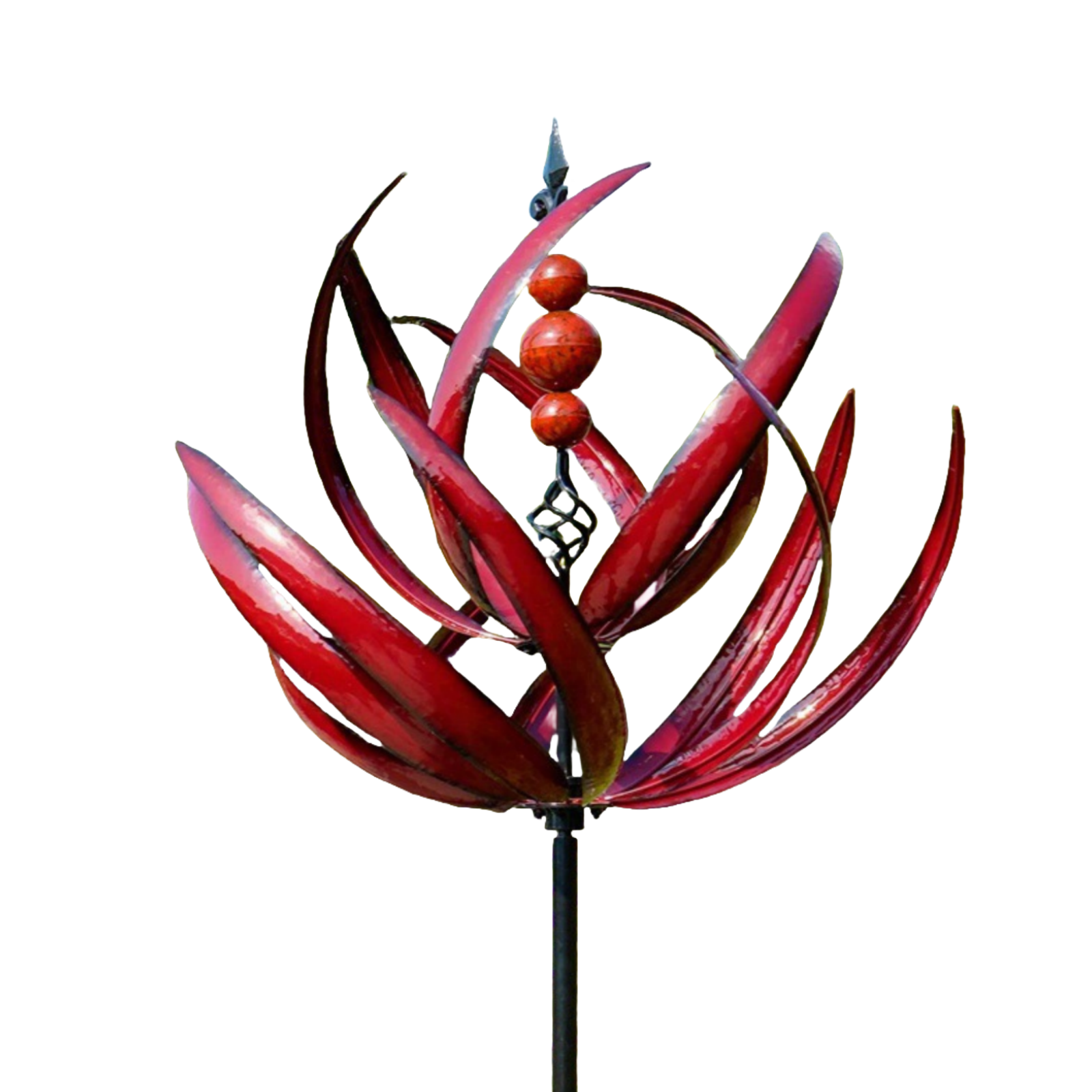 Kinetic Wind Spinners Outdoor,3D Unique and Magical Metal Windmill with ...