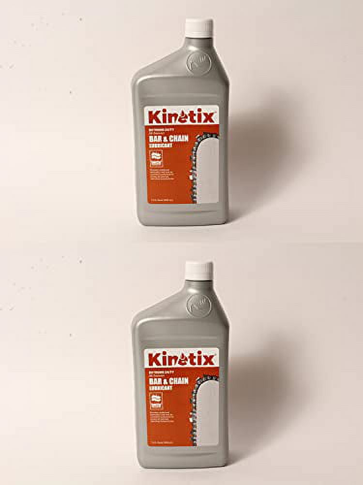 Kinetix 2 PK 80034 1 Quart Bottle Extreme-Duty Bar & Chain Oil with ...