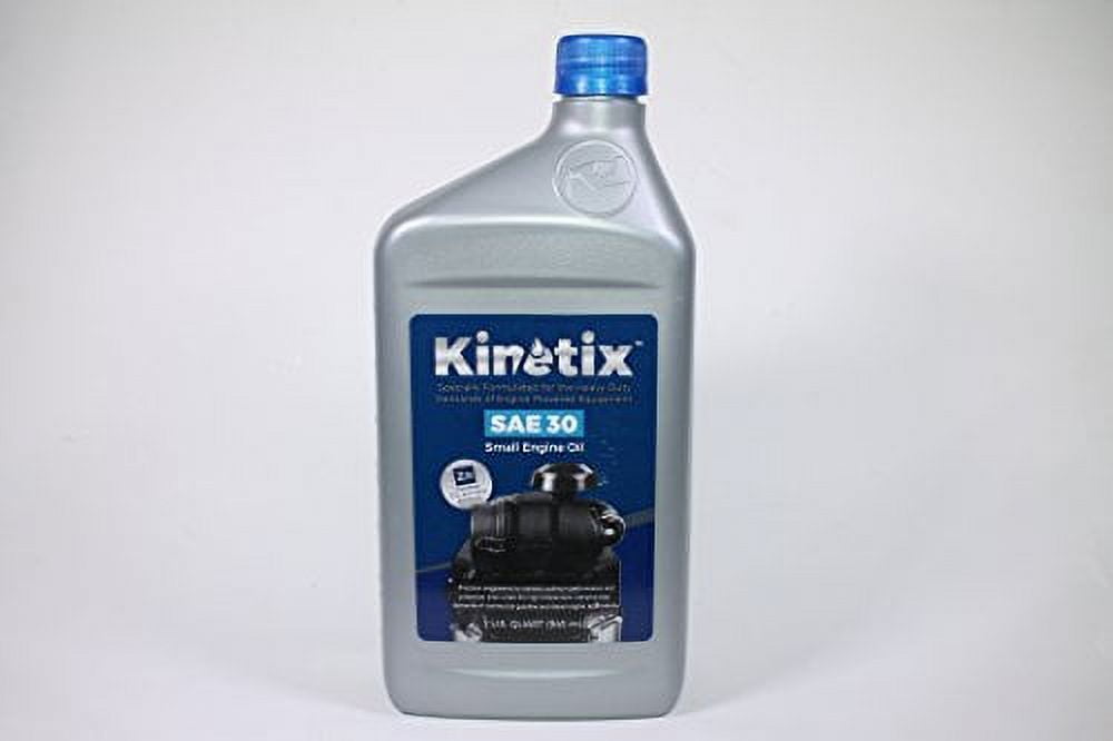Kinetix High Performance SAE 30 Small Engine Oil, 1 Quart, Multi-Pack ...