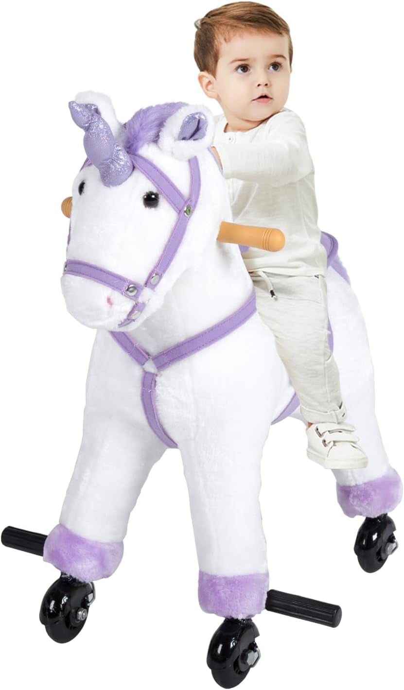 Kinfant Toddler Ride On Horse, Kids Riding Horse Animal Walking Toy ...