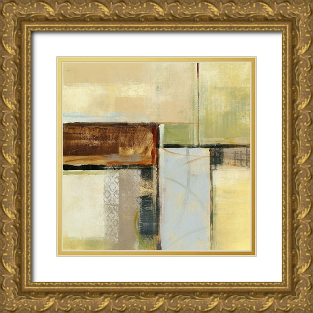 King 12x12 Gold Ornate Wood Framed with Double Matting Museum Art Print ...