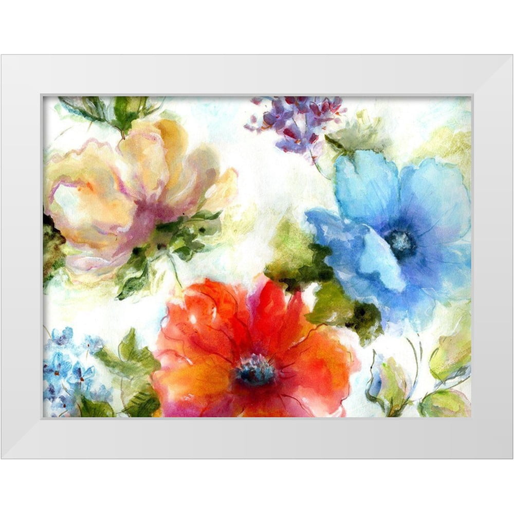 King 14x12 White Modern Wood Framed Museum Art Print Titled - Spring ...