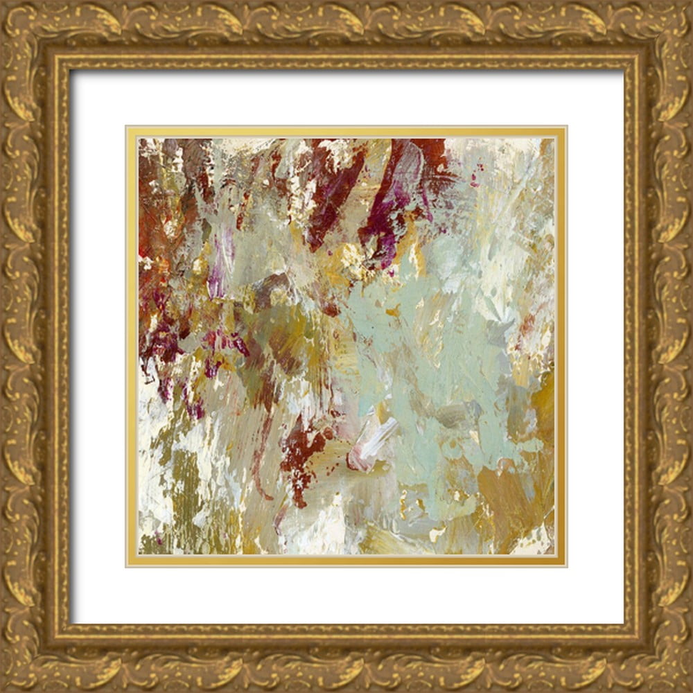 King 26x26 Gold Ornate Wood Framed with Double Matting Museum Art Print Titled - Layered Paint ...